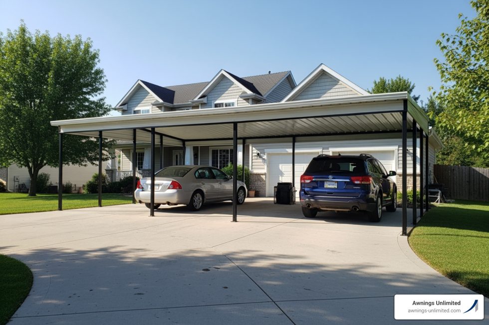 Beyond the Basics: Exploring 2-Car Carport Kits with Sides and More ...
